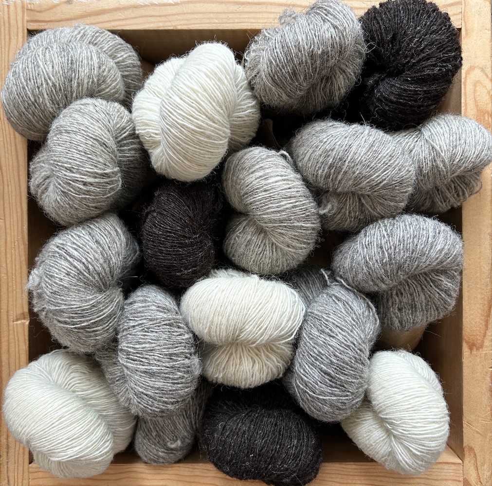 Organic wool yarn store
